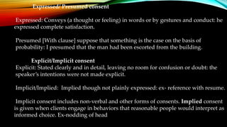 THE RIGHT OF INFORMED CONSENT AND DIMENSIONS OF CONFIDENTIALITY. | PPTX