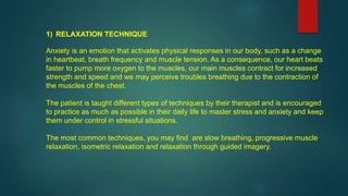 BEHAVIOURAL COUNSELLING SPECIFIC TECHNIQUES | PPT
