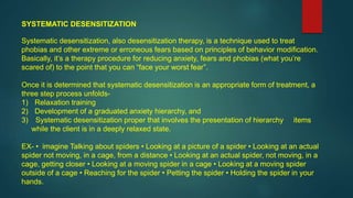 BEHAVIOURAL COUNSELLING SPECIFIC TECHNIQUES | PPT