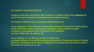 BEHAVIOURAL COUNSELLING SPECIFIC TECHNIQUES | PPT