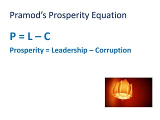 Pramod's prosperity principle | PPT
