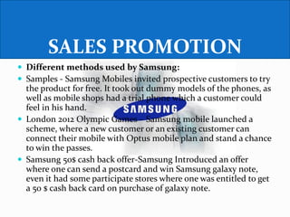 Pramotional strategy of samsung | PDF