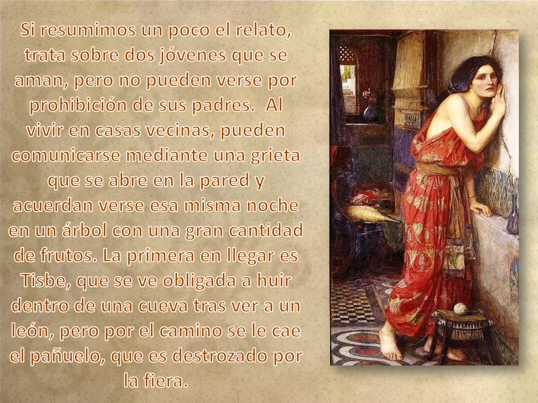 Píramo y tisbe | PPTX