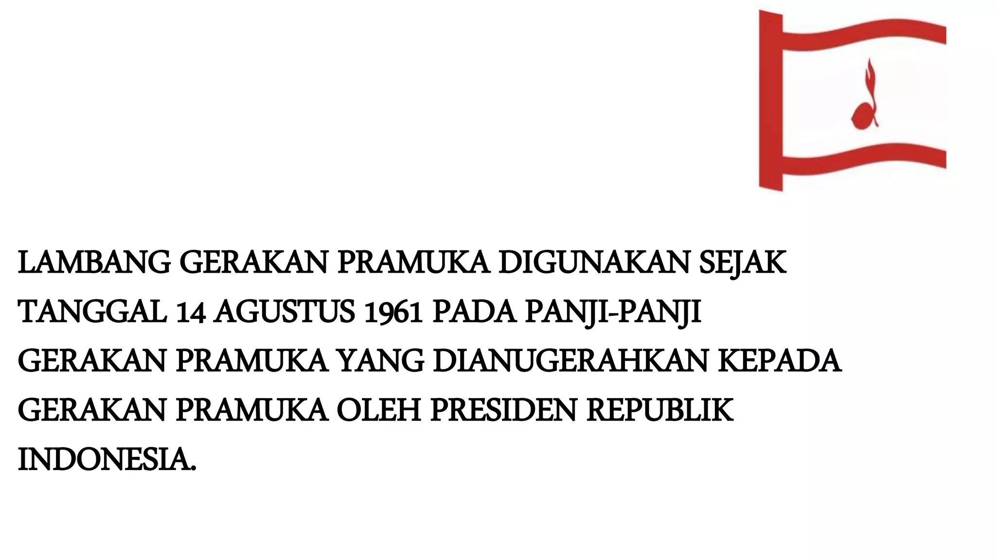 Lambang Gerakan Pramuka | PPTX