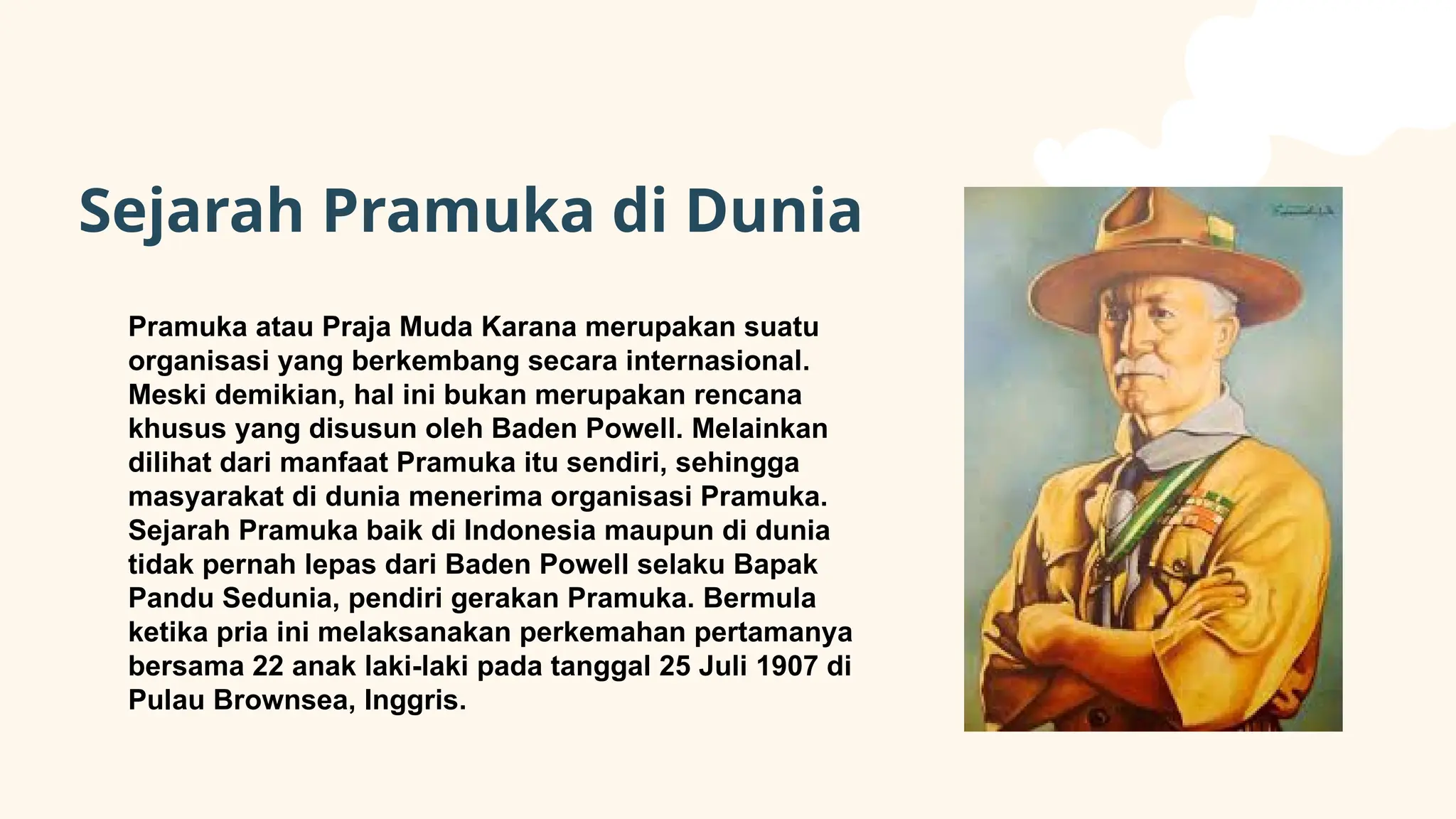 Sejarah Pramuka Di Indonesia Dan Di Dunia Pptx