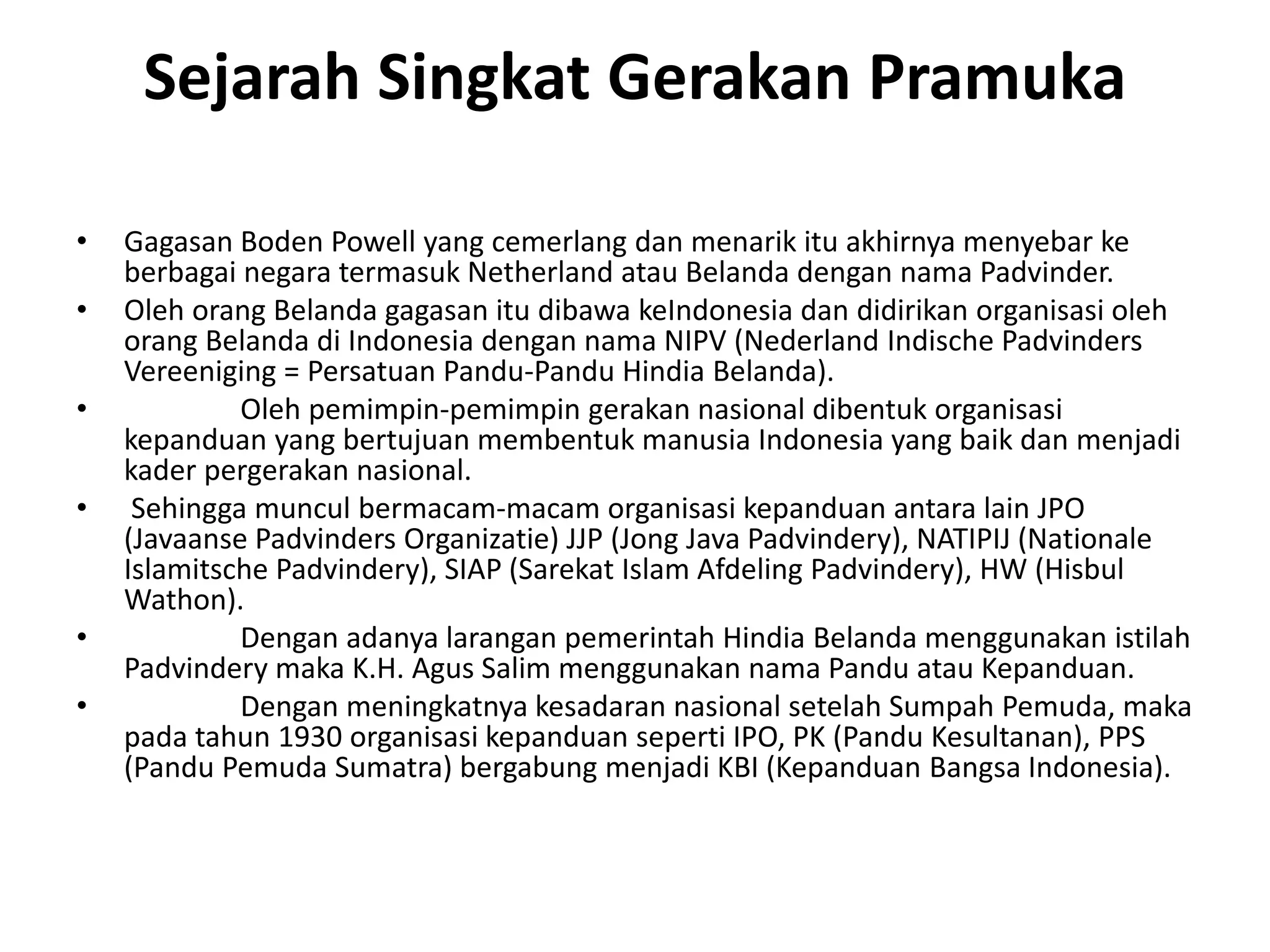 Sejarah pramuka | PPTX