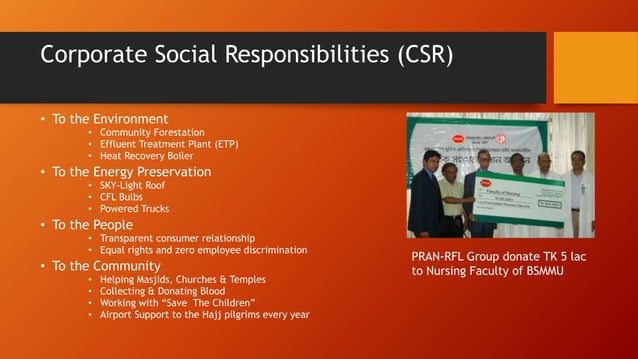 PRAN-RFL Group | PPTX | Business | Business and Finance