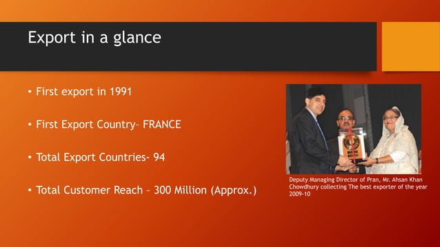 PRAN-RFL Group | PPTX | Business | Business and Finance