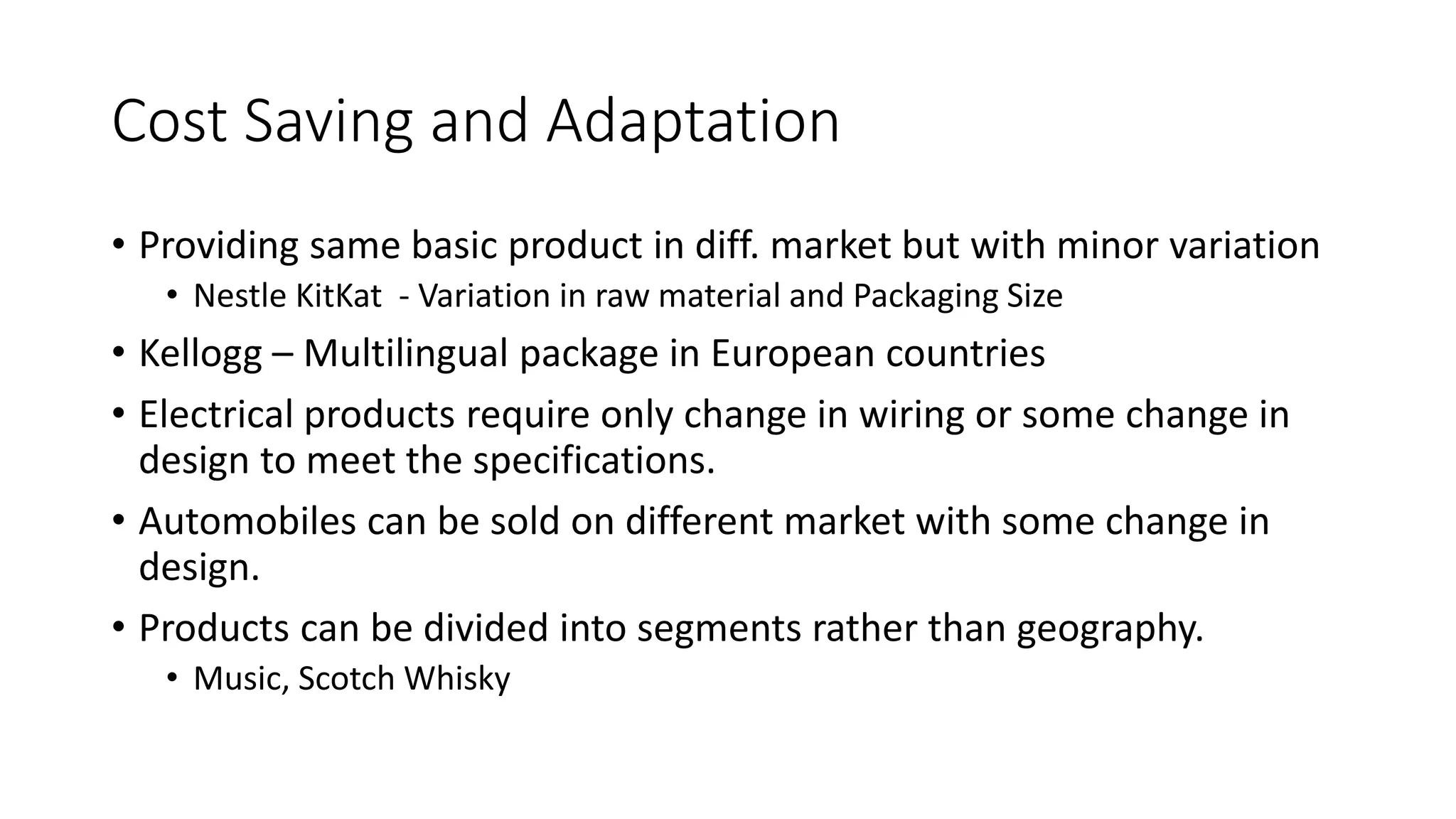 Standardization vs. Adaption | PPTX