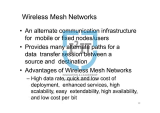 Ad Hoc Wireless Network | PPTX