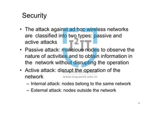 Ad Hoc Wireless Network | PPTX
