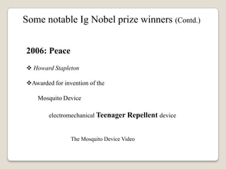 Ig Nobel Prize | PPTX