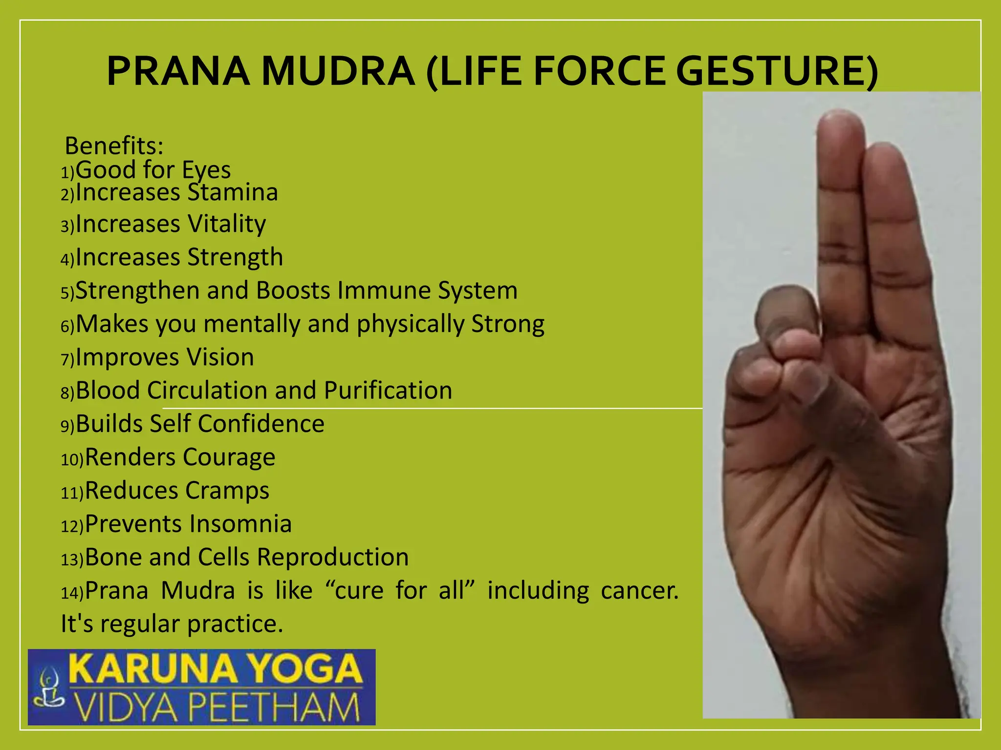 Prana Mudra (Life Force Gesture vital energy)p.ppt