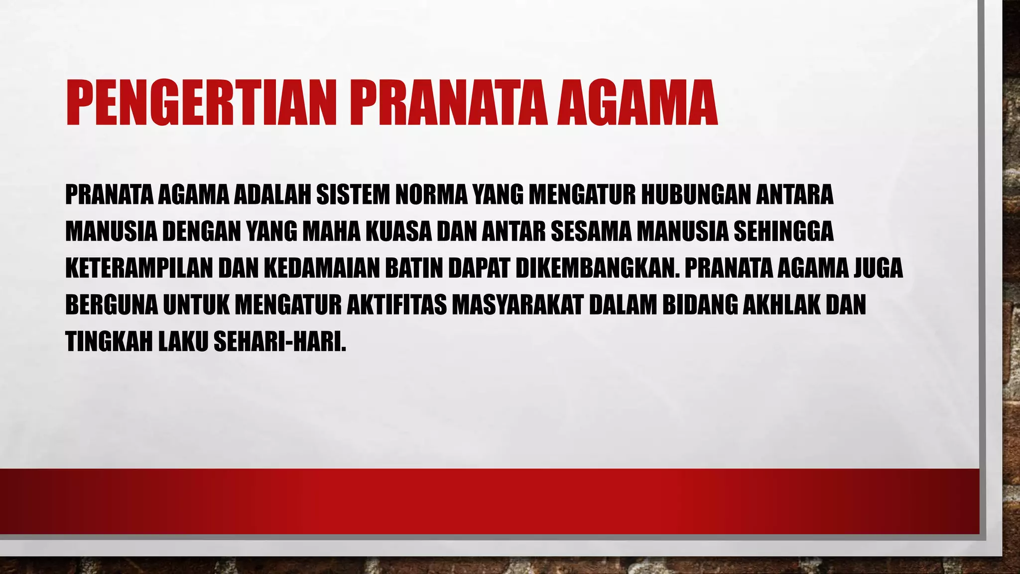 Pranata Agama | PPTX