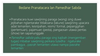 Pranatacara 1 | PPTX