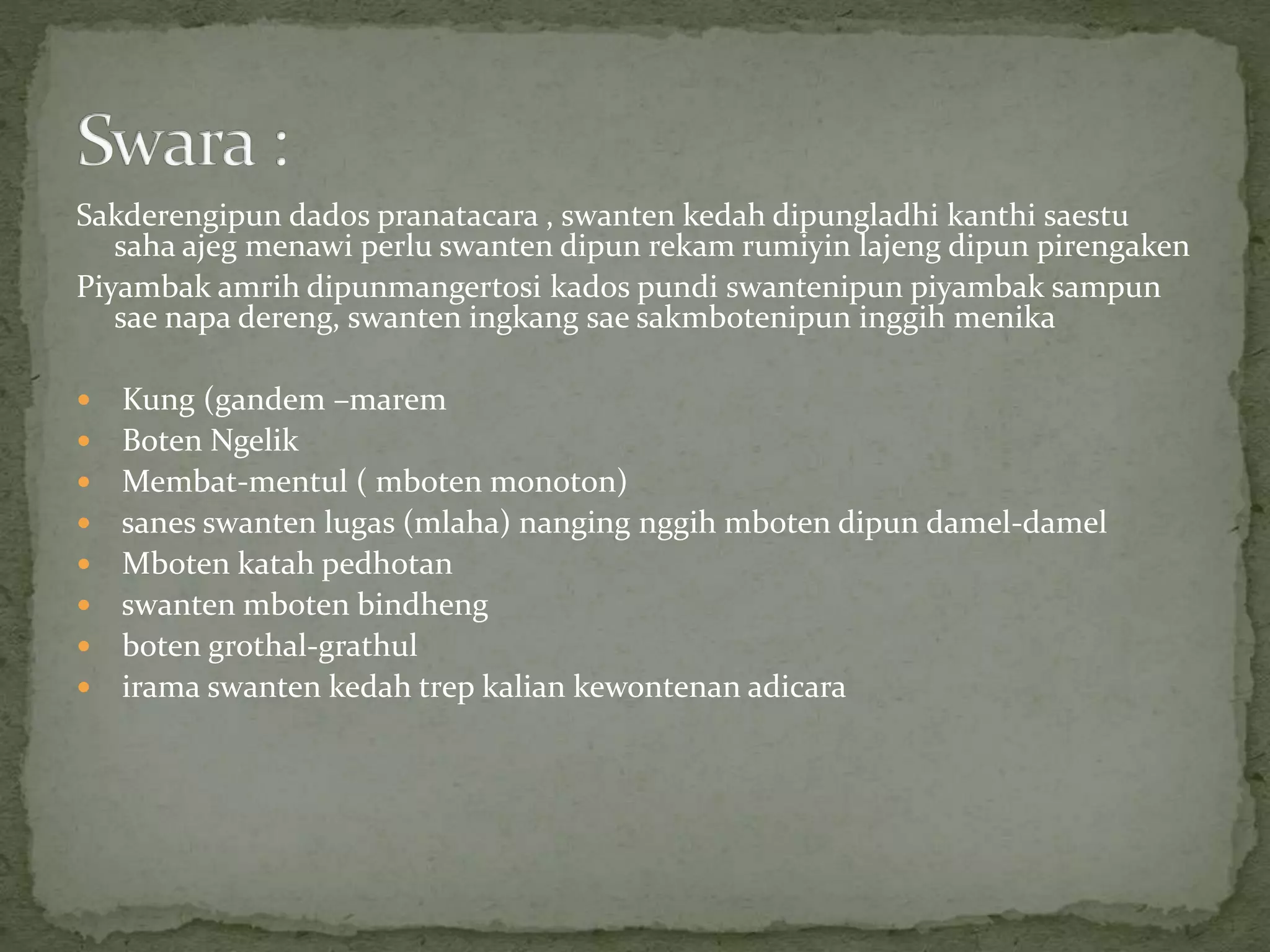 Pranatacara - Bahasa Jawa SMAN 5 Yogyakarta | PPTX