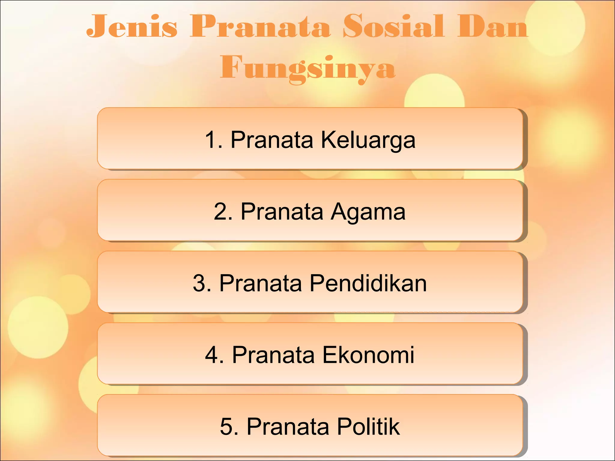 VIII: Pranata Sosial | PPT
