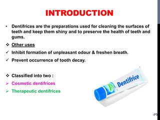 Dental care preparations | PPTX