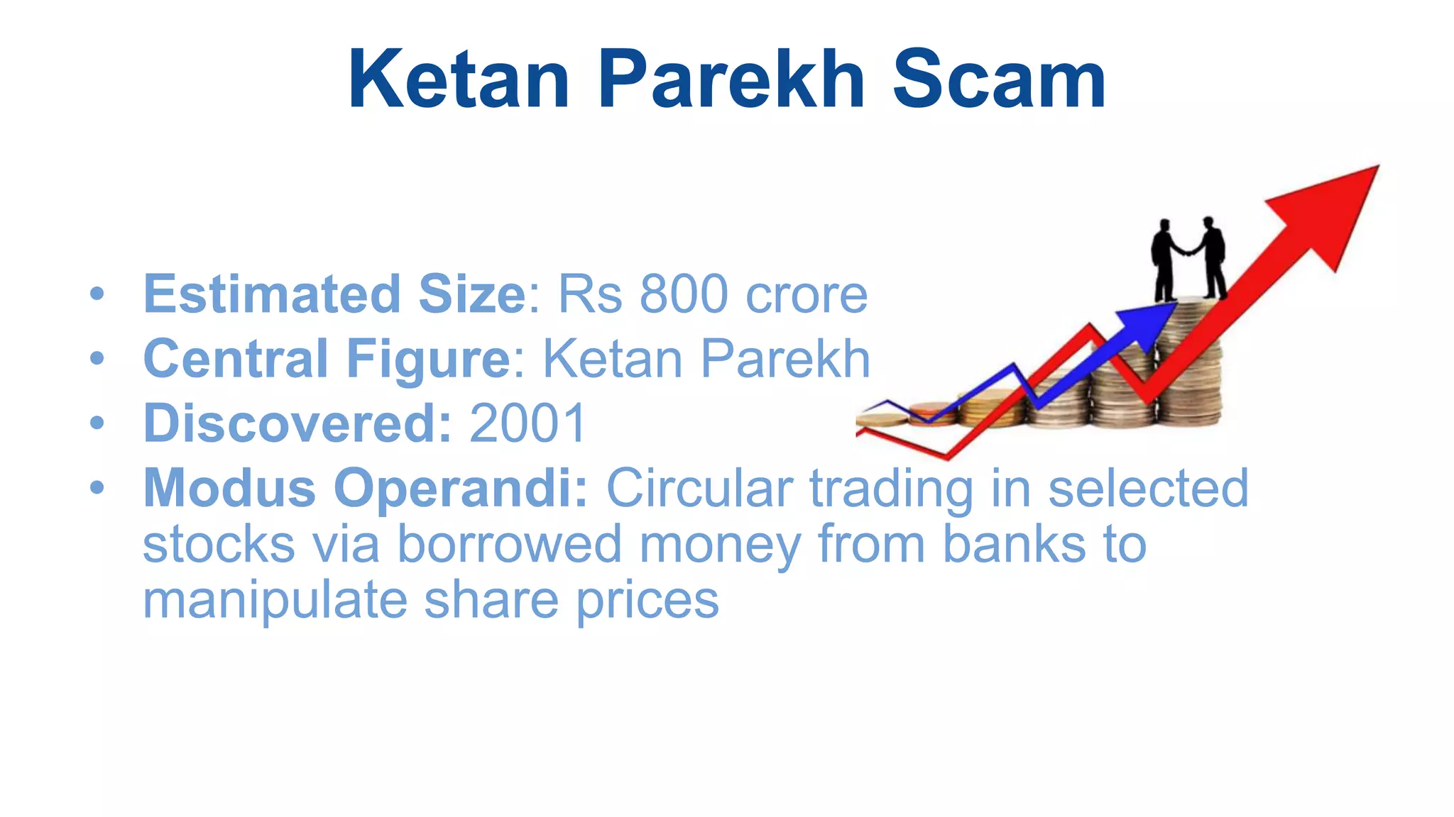 Stock Market Scams in India | PPTX
