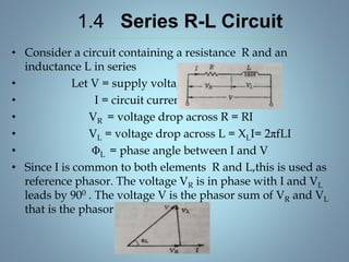 Single phase AC circuits | PPTX