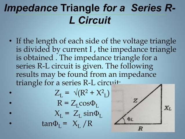 Single phase AC circuits | PPTX | Chemistry | Science