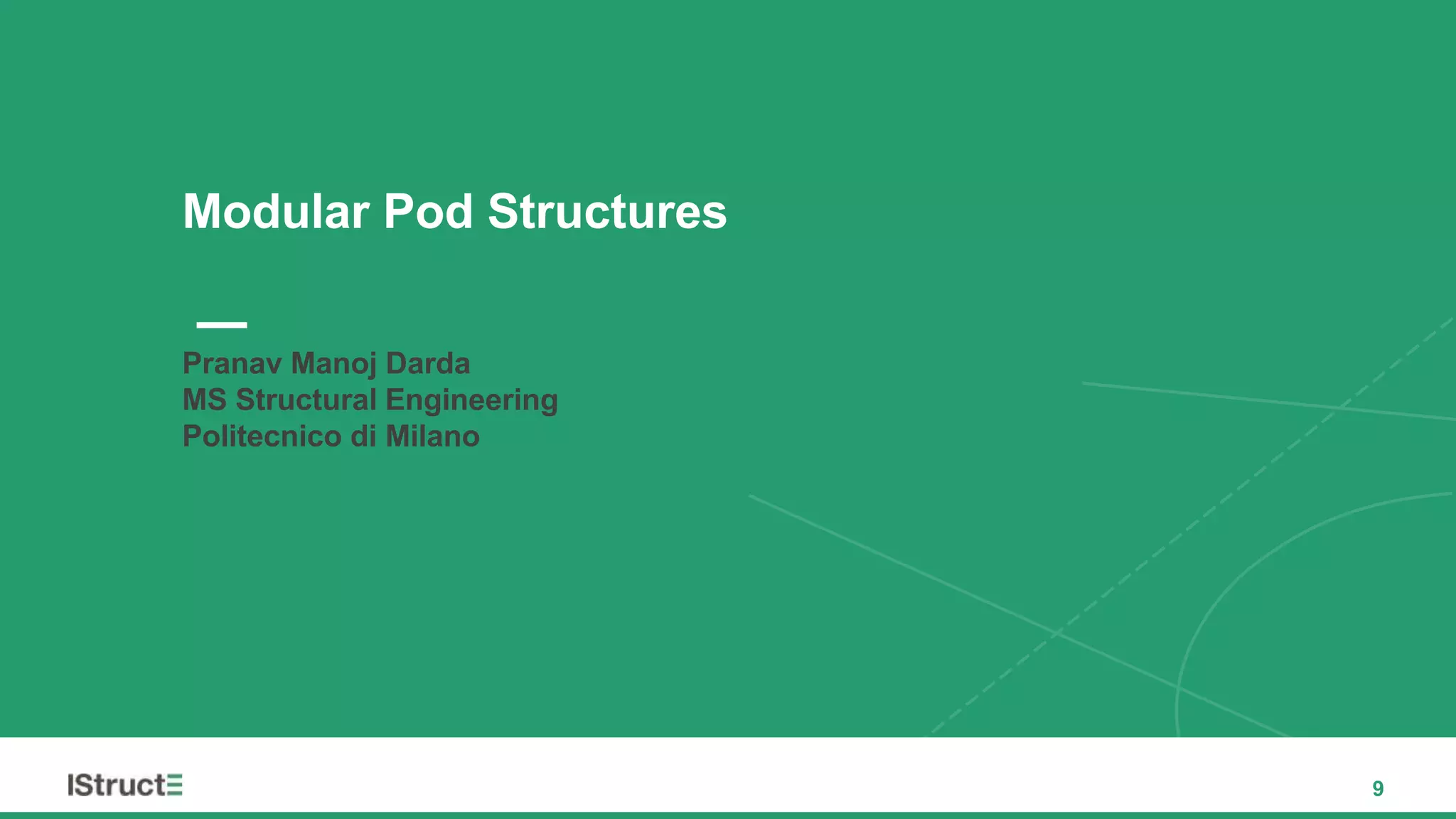 Modular Pod Structural Design | PPTX
