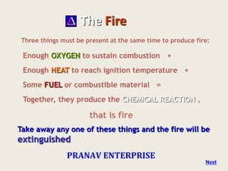 Pranav enterprise Fire extinguisher training | PPTX