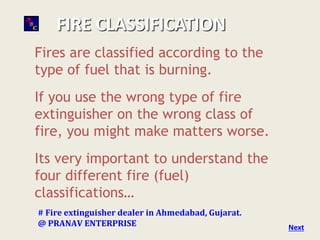 Pranav enterprise Fire extinguisher training | PPTX