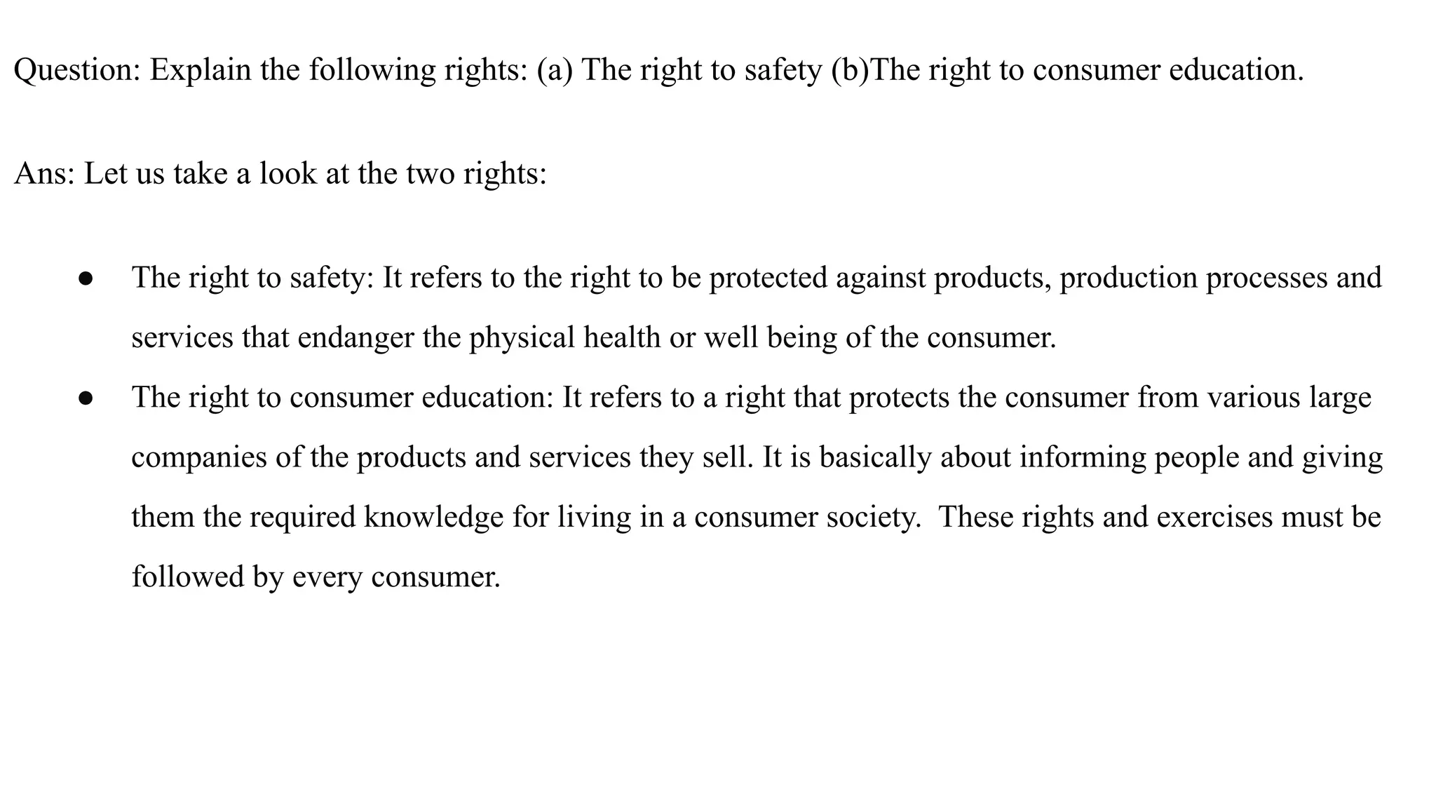 CONSUMER AWARENESS PROJECT FOR 10TH TO 12TH | PDF