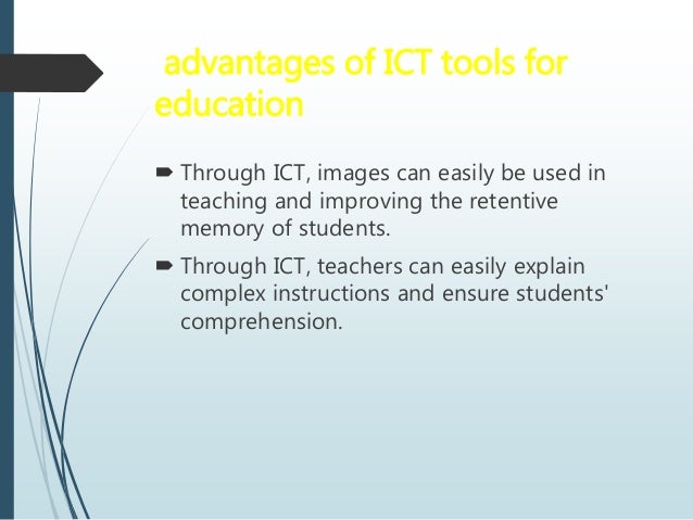 handling of ICT tools