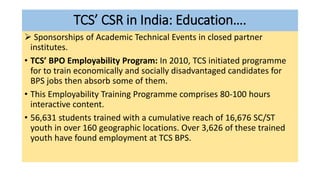 Pranav tripathi tcs_csr | PPTX