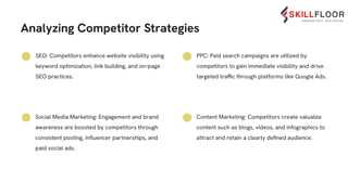Competitor Analysis in Digital Marketing | Skillfloor | PPT