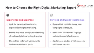 How a Digital Marketing Expert Can Transform Your Business | Skillfloor ...