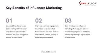 Maximizing ROI with Influencer Marketing in India | Skillfloor | PPT