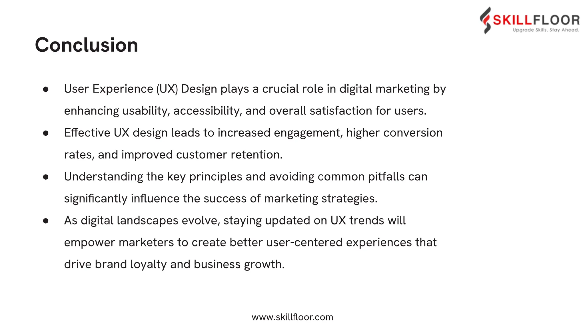 User Experience (UX) Design in Digital Marketing | SKILLFLOOR | PDF
