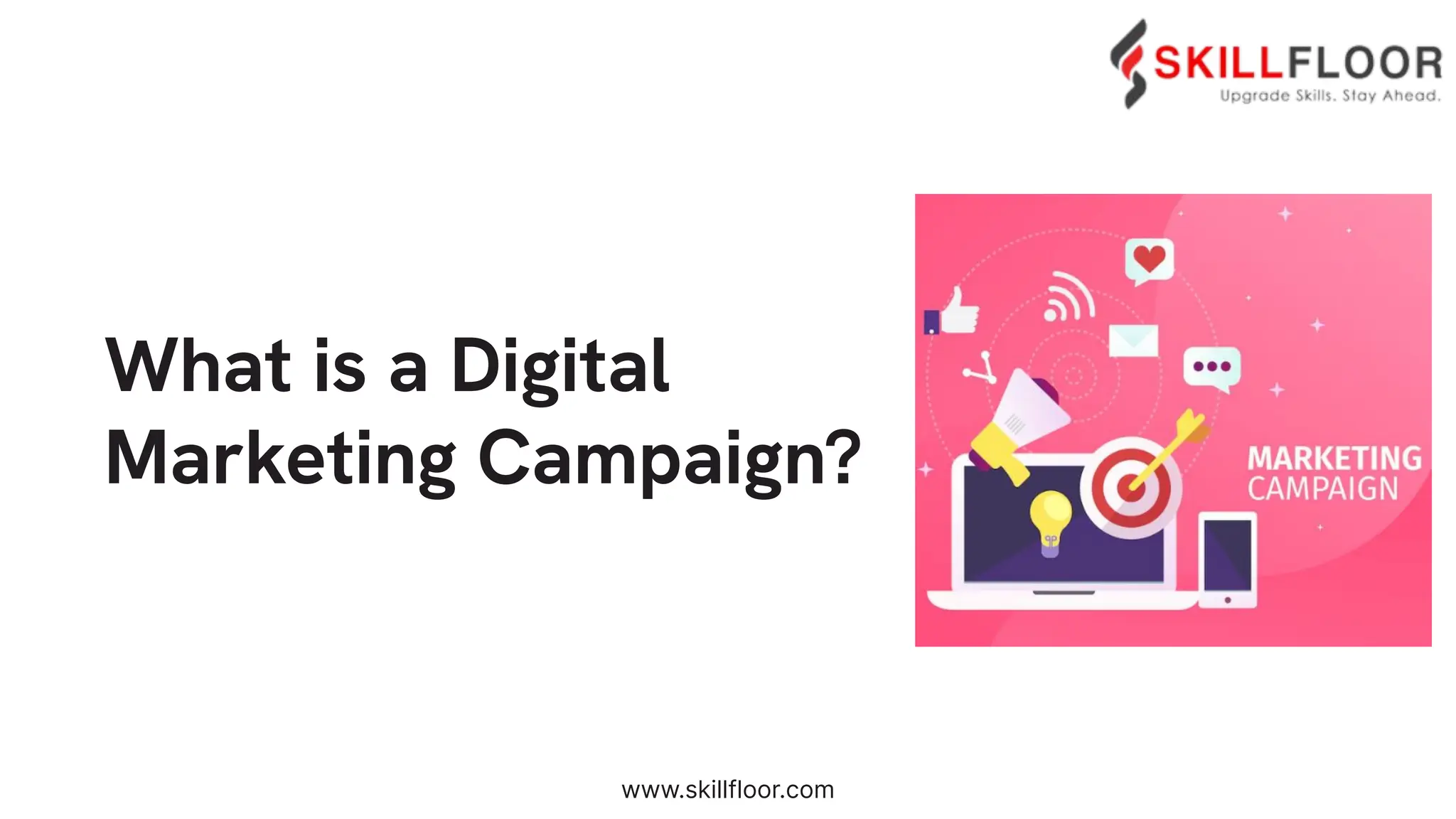 What is a Digital Marketing Campaign | Skillfloor | PPT