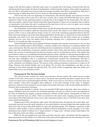 Pranayama & The Art Of Breathing | PDF | Physics | Science
