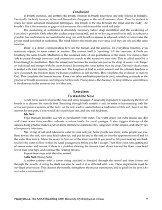 Pranayama & The Art Of Breathing | PDF | Physics | Science
