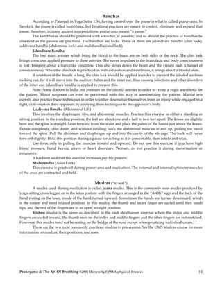 Pranayama & The Art Of Breathing | PDF