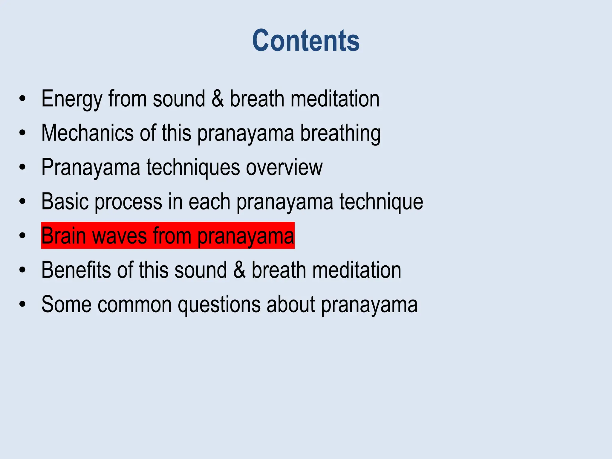Pranayama And Meditation Class Introduction | PDF | Lung and Respiratory Health | Diseases and ...