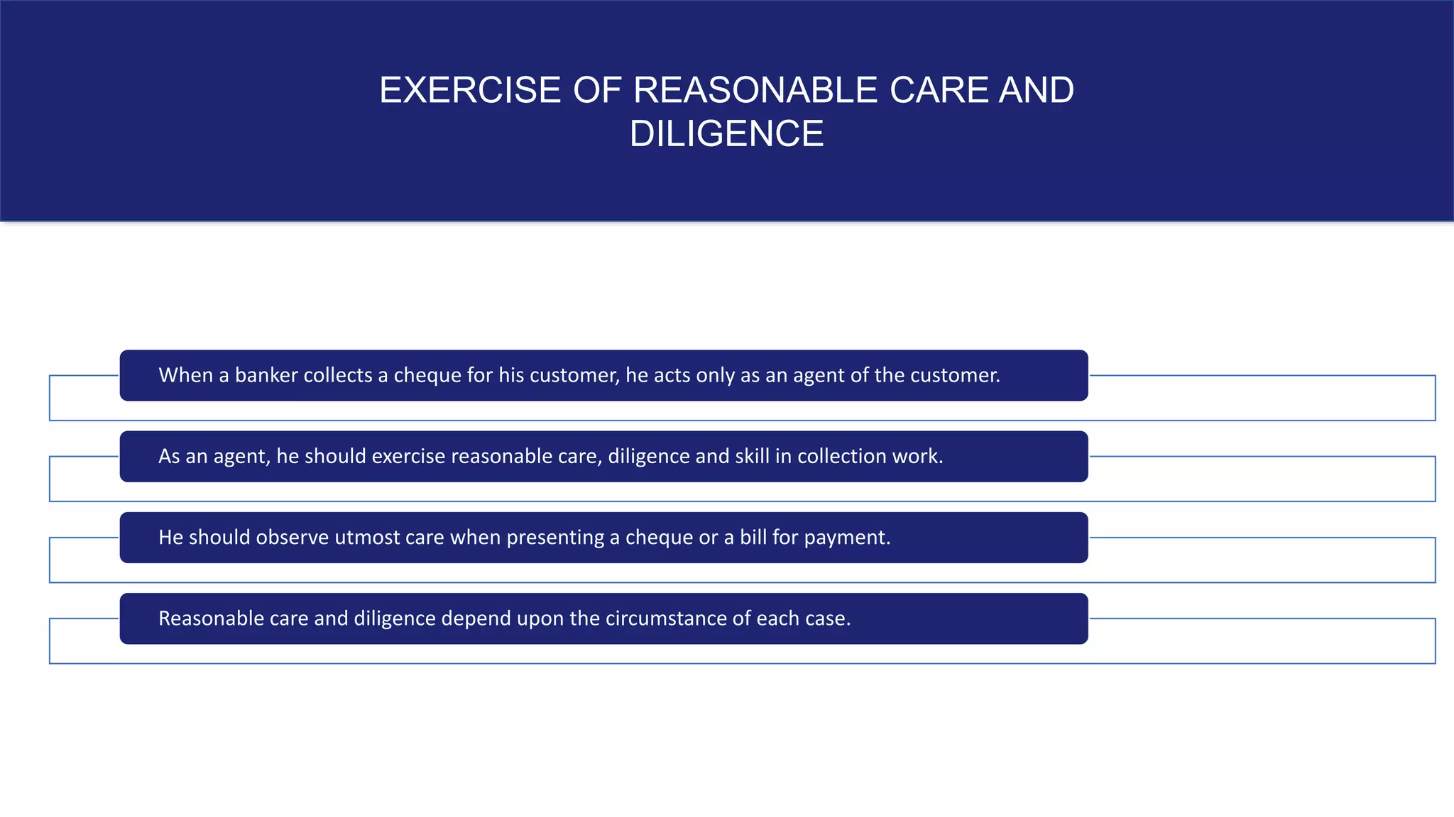 DUTIES OF COLLECTING BANKERS | PPTX