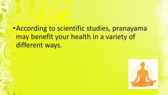 Pranayama breathing techniques benefits-ppt | PPTX | Lung and ...