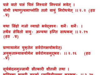 Pranayam charts | PPT