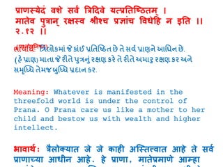 Pranayam charts | PPT