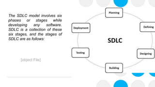 Software development lifestyle cycle. . | PPT