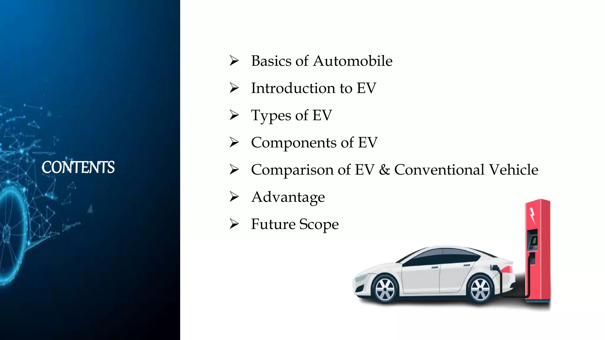 ELECTRIC VEHICLE PRESENTATION BY PRANAY GHATODE | PPT