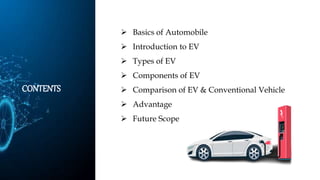 ELECTRIC VEHICLE PRESENTATION BY PRANAY GHATODE | PPTX