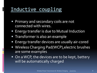 Wireless Power Transmission | PPTX