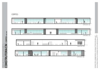 Plantas e cortes de projeto de interiores | PDF