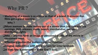 Pr and its effect on indian cinema | PPTX